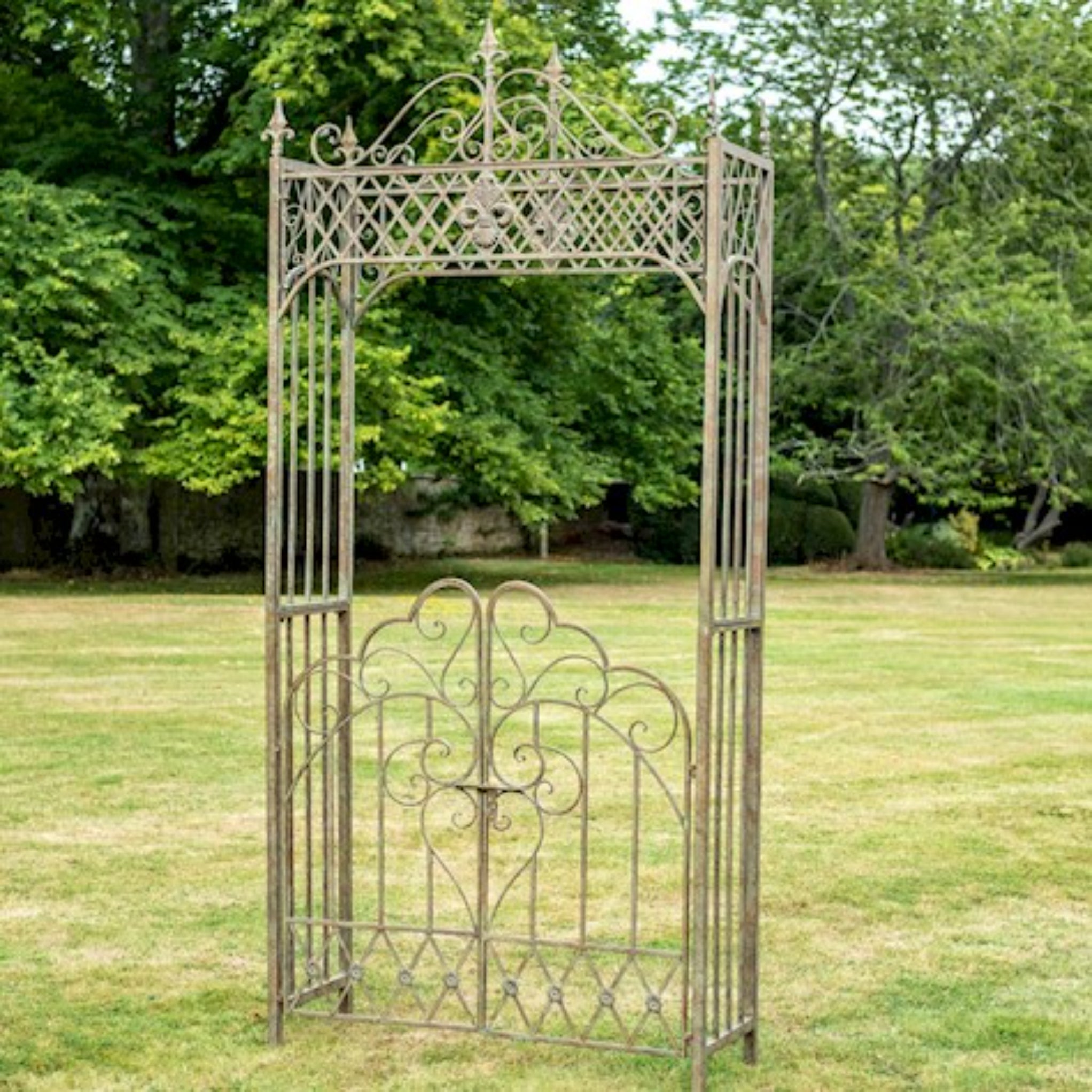 Ascalon Marlborough Arch with Gates — Outdoor Iconic
