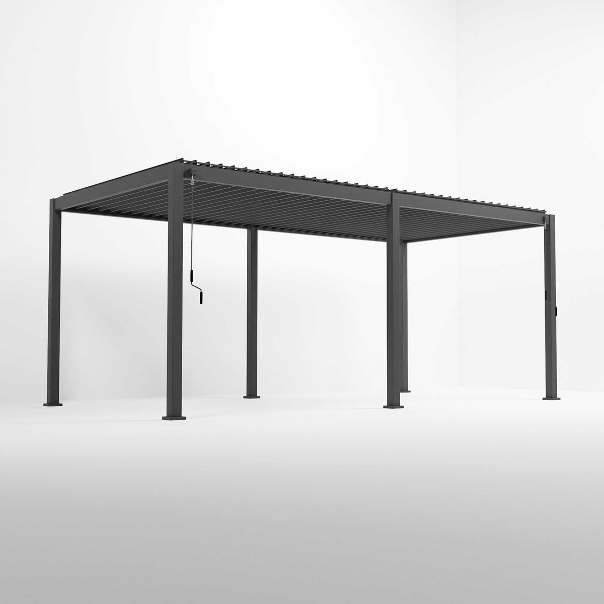 Nova Titan Aluminium Pergola 6m x 3.6m – Graphite Grey or Pebble ...